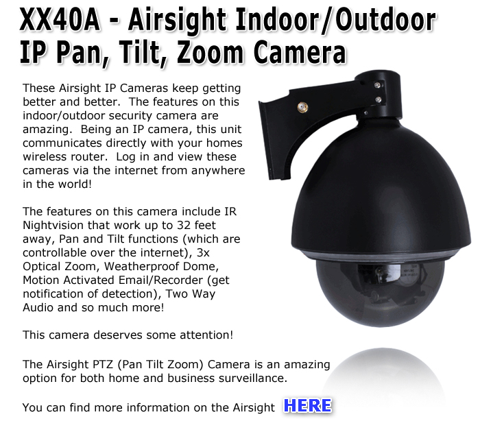 Spotlight: X10 Airsight Pan, Tilt, Zoom Indoor/Outdoor Camera